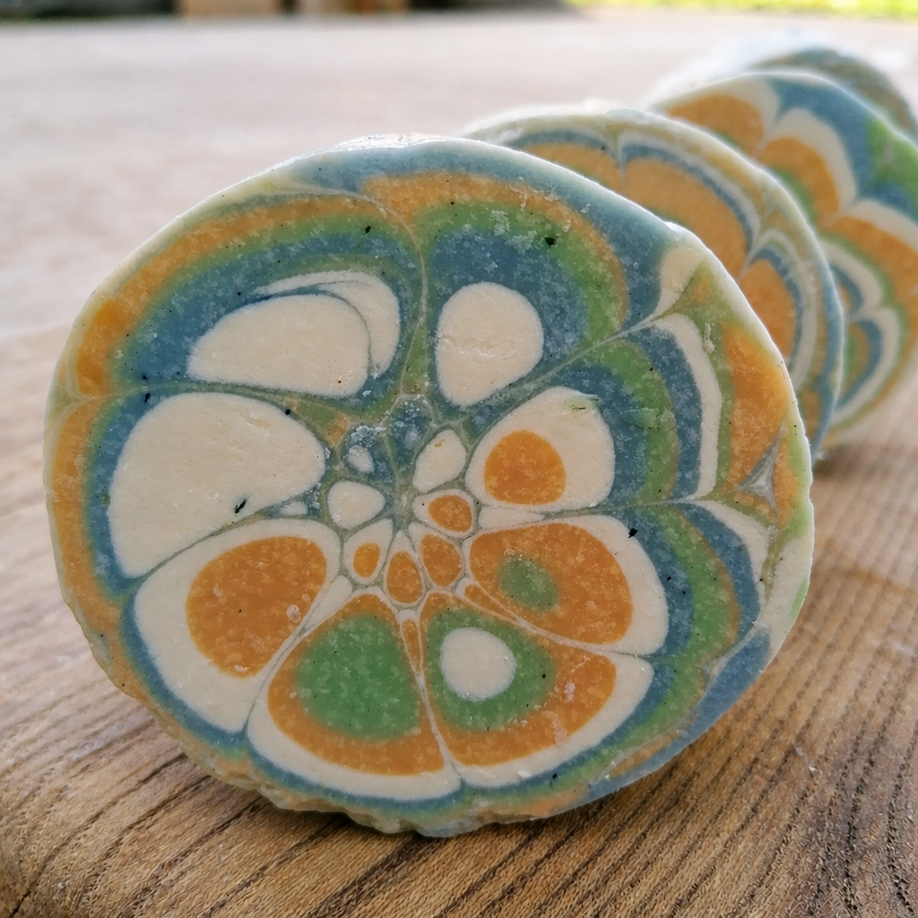 Savon au Graisse de Canard Kaleidoscope Pastel – Savon Sculpture